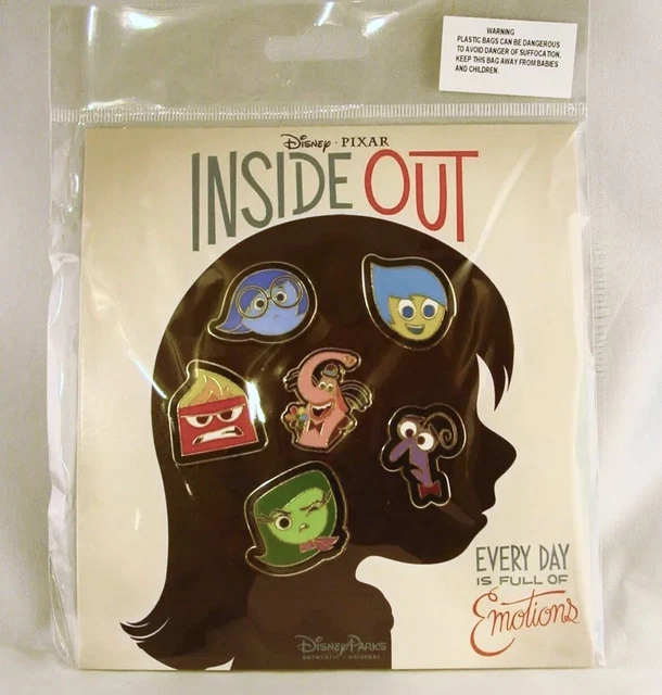 DISNEY TRADING PINS INSIDE OUT Every Day Emotions Sealed Booster Set of ...