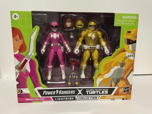 HASBRO LIGHTNING COLLECTION Power Rangers X TMNT Morphed April ...