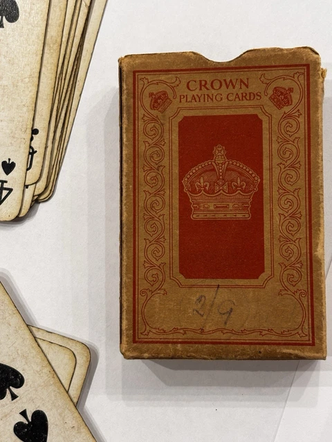 FULL SET OF Crown Playing Cards de La Rue Stationers LTD London £10.80 ...