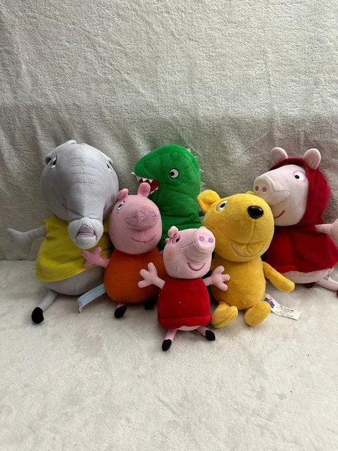 PEPPA PIG SOFT toy plush bundle elephant teddy dinosaur £18.50 ...
