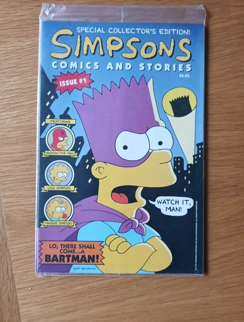 SIMPSONS COMICS AND Stories. US Special Collectors Edition Issue 1 EUR ...