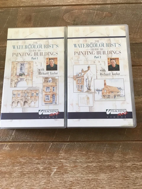THE WATERCOLOURIST’S GUIDE To Painting Buildings VHS Video Part 1 & 2 ...