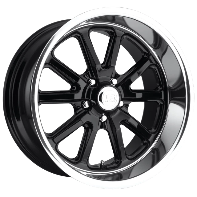 18X9.5 US MAGS U121 Rambler Gloss Black Wheels 5x4.5 (1mm) Set of 4 EUR ...