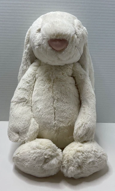 JELLYCAT HUGE BASHFUL Cream Bunny Rabbit Stuffed Animal-NWT $143.54 ...