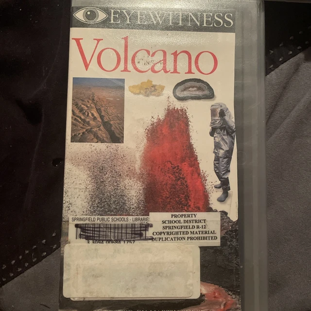EYEWITNESS - VOLCANO [VHS] 1995 Narrated By Martin Sheen educational £5 ...