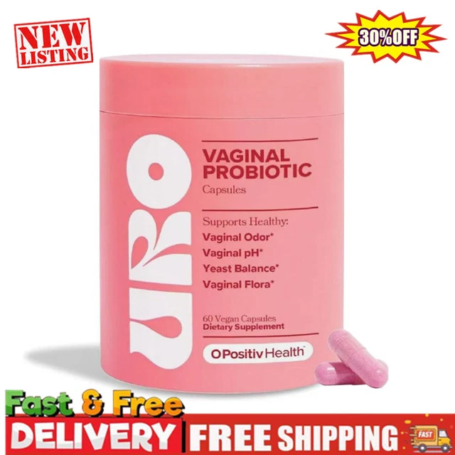 URO VAGINAL PROBIOTICS for Women pH Balance with Prebiotics ...