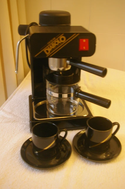 ESPRESSO-MASCHINE EDUSCHO DIABOLO + 2 Espressotassen in tollen Zustand ...