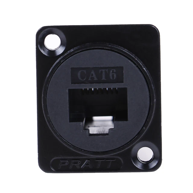 RJ45 D-TYPE MODULE socket female signal connector cat6 panel mount ...
