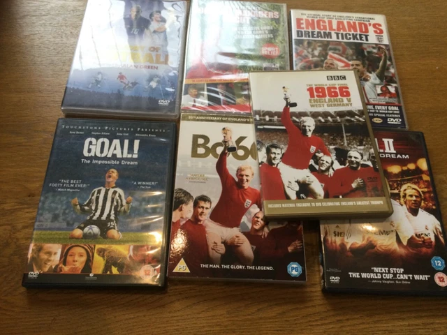 BUNDLE OF CLASSIC Football DVD's £31.92 - PicClick UK