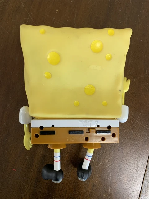 EYE POPPING SPONGEBOB Squarepants Talking Squeeze Me 2002 Viacom Tested ...
