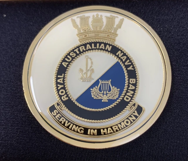 ROYAL AUSTRALIAN NAVY Band challenge coin HMAS RAN $41.00 - PicClick AU