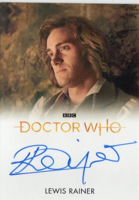 DOCTOR WHO SERIES 11 & 12 Auto Autograph Lewis Rainer as Percy Bysshe ...