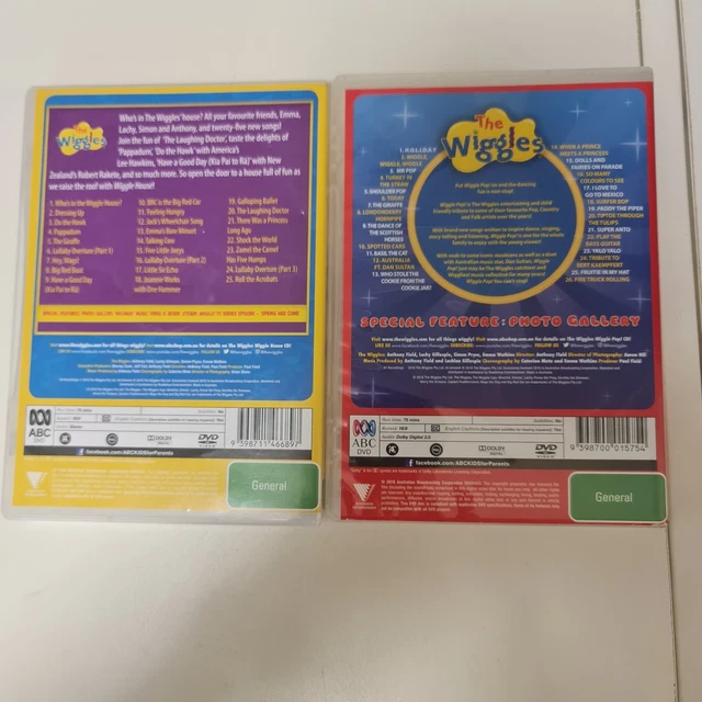 THE WIGGLES - Wiggle Pop! (DVD, 2018) + Wiggle House DVD Bundle $12.34 ...