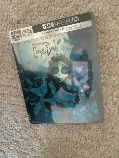 TIM BURTON’S CORPSE Bride Steelbook 4K Ultra Hd No Digital OPENED $76. ...