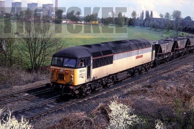 35MM SLIDE BR British Rail Diesel Loco Class 56 56135 Whitley Bridge ...
