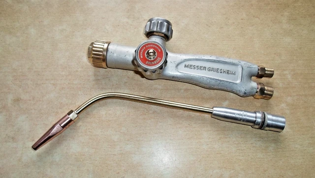 AUTOGENSCHWEISSGERÄT SCHWEISSBRENNER SCHNEIDBRENNER Acetylen Sauerstoff Griesheim EUR 39,99 ...