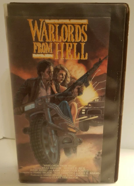 RARE WARLORDS FROM Hell VHS Tape Vintage 1985 Bikers Cult Thriller ...