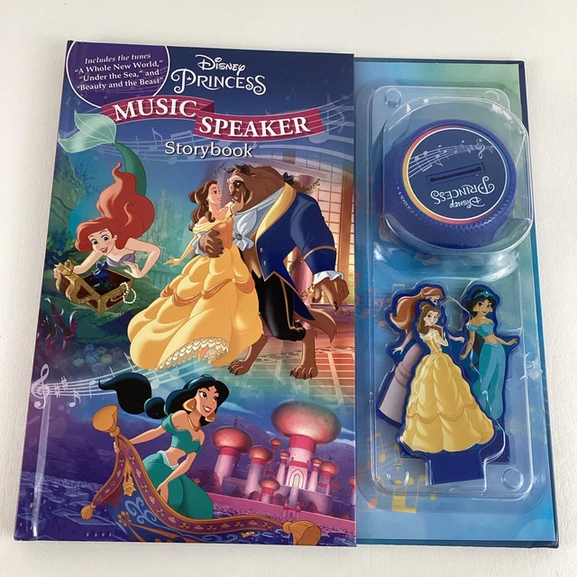 DISNEY PRINCESS MUSIC Speaker Storybook Song Little Mermaid Beauty ...