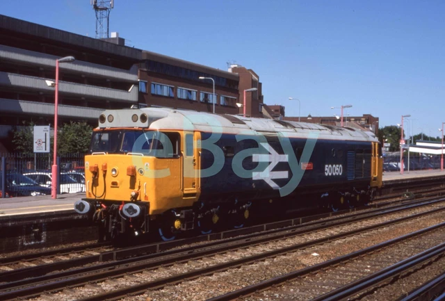 35MM RAILWAY SLIDE of Class 50 50050 @ Eastleigh Copyright to Buyer £4. ...