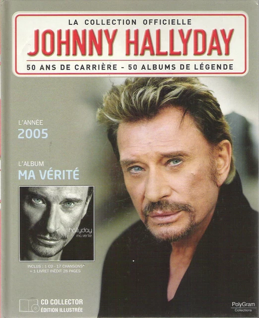 LIVRET + CD La collection officielle "Johnny Hallyday" Ma vérité (4 ...
