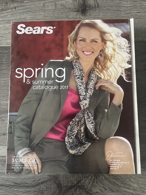 VINTAGE SEARS 2011 Rare Spring Summer Catalog Fashion Electronics ...