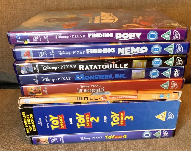 DISNEY PIXAR DVD Bundle x 10 Films / Movies £16.95 - PicClick UK