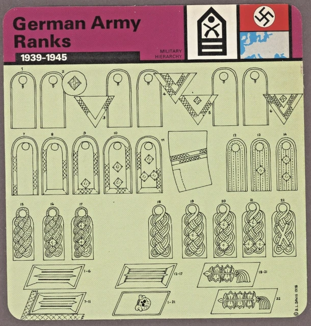 Ww2 German Army Ranks FOR SALE! - PicClick UK