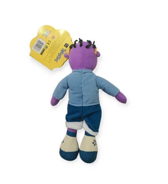 MILO SOFT TOY PURPLE DOLL ON BEAN BAG THE TWEENIES * CBBC WORLDWIDE ...