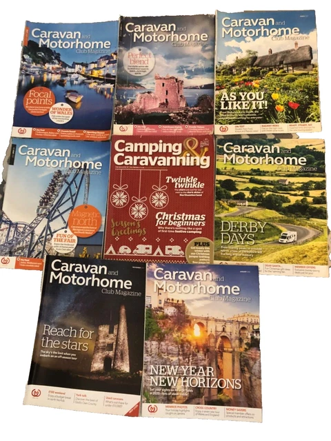 8 CARAVAN MOTORHOME Club Magazine 2020 Holidays Derby Christmas New ...