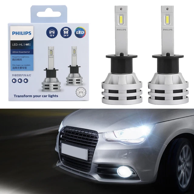 FOR PHILIPS H1 Led Ultinon Essential Car White Headlight Bulbs 6500K ...
