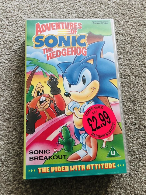 SEGA SONIC THE Hedgehog VHS Video Cassette Sonic Breakout New £42.27 ...