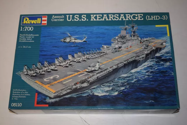REVELL 05110 USS Kearsarge LHD-3 Assault Carrier 1:700 NEU OVP EUR 34 ...
