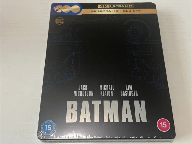 DC BATMAN (1989) 4K UHD Blu-ray SteelBook U.K. Exclusive £37.11 - PicClick UK
