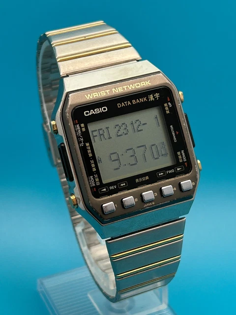 CASIO DKW-100 DATA BANK VINTAGE LCD DIGITAL WATCH - 1980’s - FULLY ...