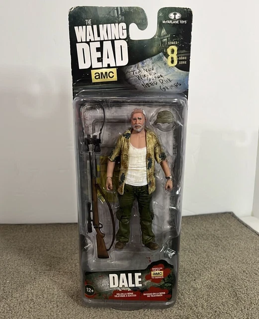 FIGURA DE ACCIÓN Walking Dead DALE serie 8 McFarlane Toys AMC TWD nueva ...