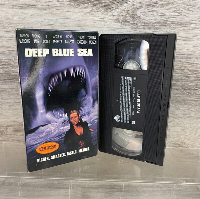 DEEP BLUE SEA (1999, VHS) Warner. Horror Movie Sharks £9.52 - PicClick UK