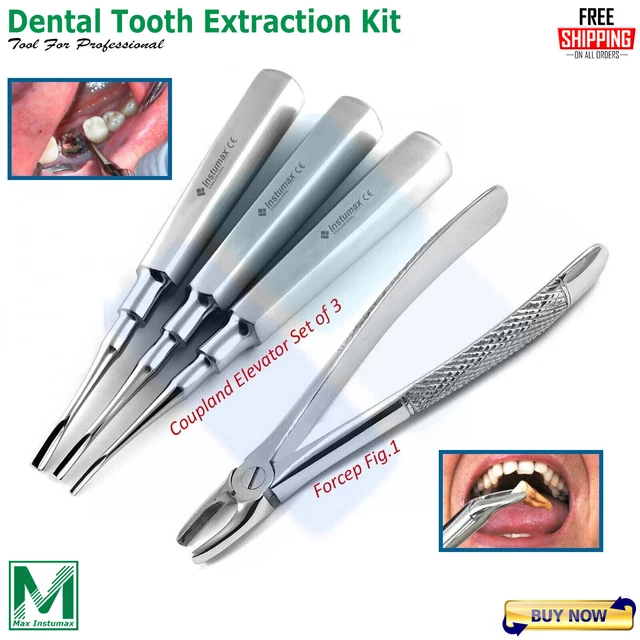 SURGICAL EXTRACTION COUPLAND Elevators Tooth Forceps Fig.1 Tooth ...