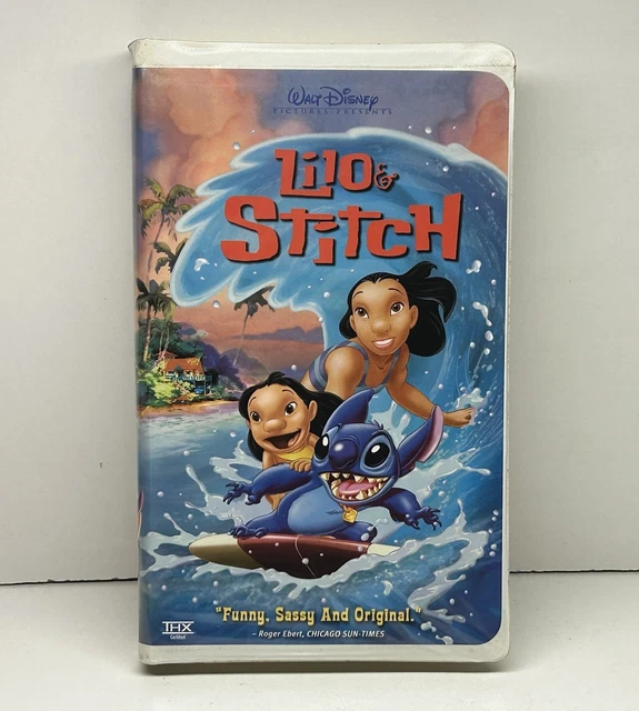 DISNEY LILO & Stitch VHS Video Tape Original Animation Clamshell Case ...