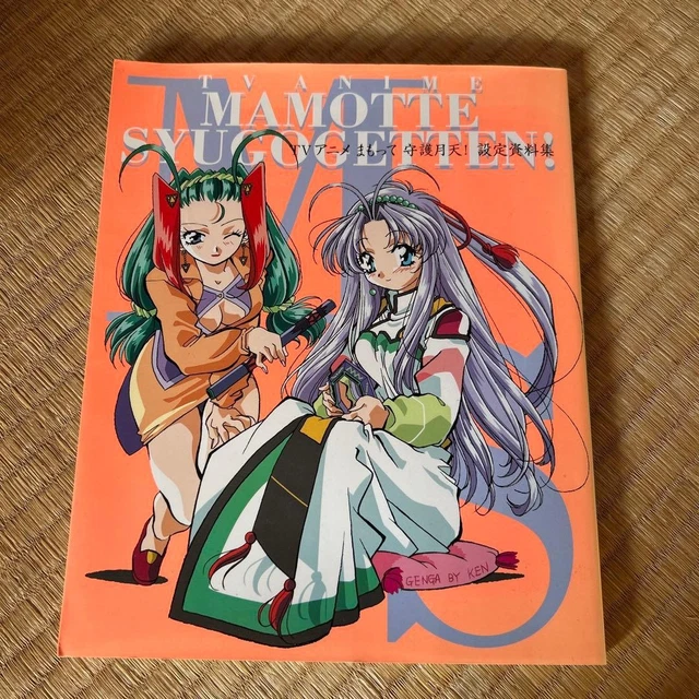 MAMOTTE SHUGOGETTEN! SETTING Material Collection Anime Art Book Used ...