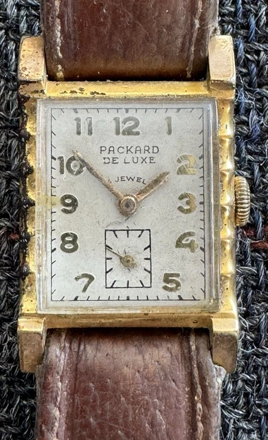 ART DECO 1940S PACKARD DE LUXE Ladies Mech Wristwatch FRANCE - Spares ...