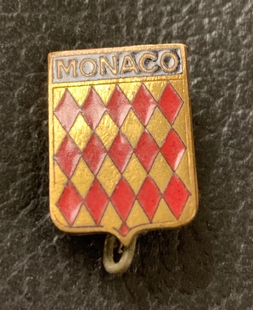 ANCIEN INSIGNE BADGE BLASON MONACO Emaillee EUR 12,50 - PicClick FR
