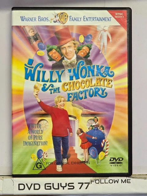 WILLY WONKA AND the Chocolate Factory (DVD, 1971) Region 4 $8.66 ...