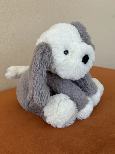 JELLYCAT SMUDGE PUPPY BNWOT Retired & Rare Pup Soft Toy Bicolor ...