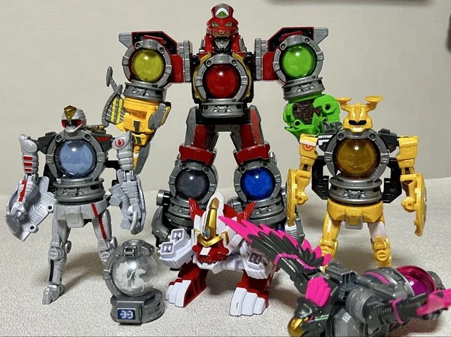 POWER RANGERS UCHU Sentai Kyuranger KyurenOh Voyager 4p Kyutama set ...