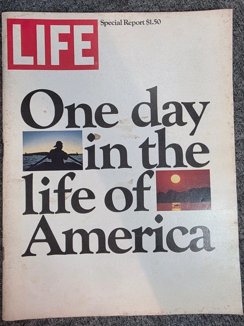 LIFE MAGAZINE SPECIAL Report One Day in the Life of America 1970s £8.99 ...