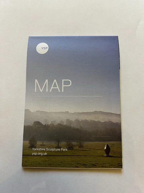 YORKSHIRE SCULPTURE PARK Map Leaflet Booklet £3.50 - PicClick UK
