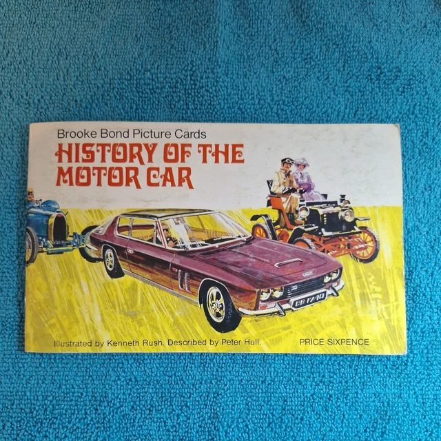 HISTORY OF THE Motor Car (1968) - Brooke Bond Picture Cards - Complete ...
