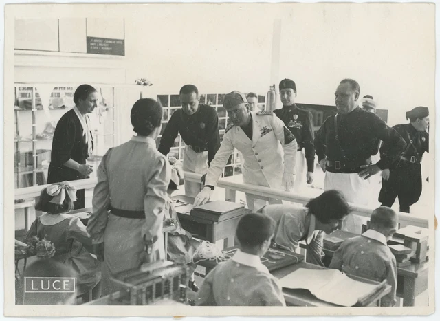 IL DUCE BENITO Mussolini. Fascismo. Mostra Per L'Assistenza Della ...