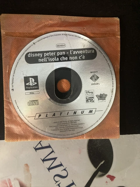 PS1 DISNEY PETER Pan L'avventura Nell'isola Che Non C'è Ps1 Ps2 Ps3 Pal ...