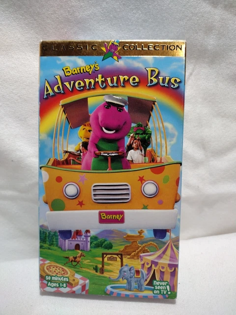 BARNEY - BARNEYS Adventure Bus (VHS, 1997) EUR 6,35 - PicClick FR